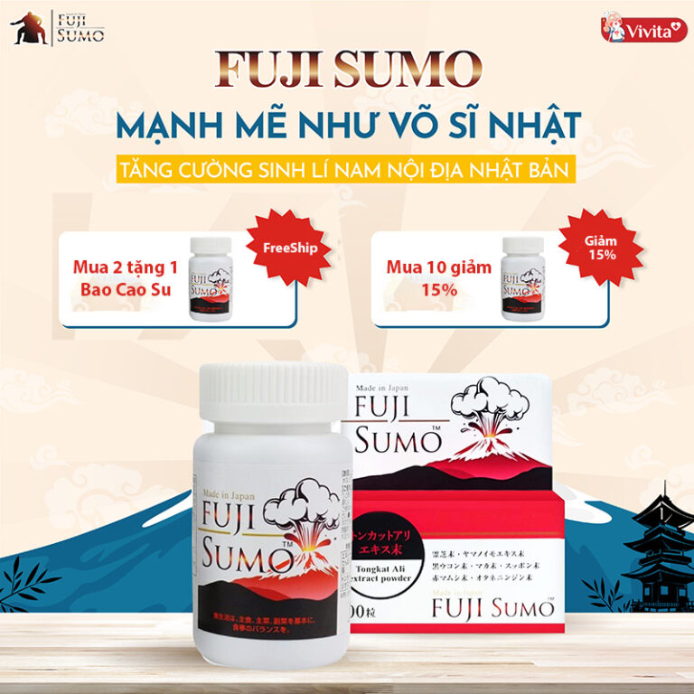 Fuji Sumo Nhật Bản (100 viên) hỗ trợ sinh lý nam mới nhất