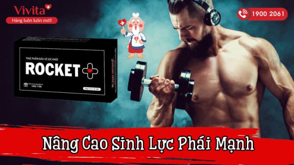 Rocket Plus Tăng Cường Sinh Lực Nam Mới Hộp 45 viên