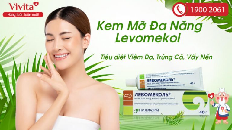 Kem mỡ đa năng Levomekol hỗ trợ trị các bệnh về da tuýp 40g