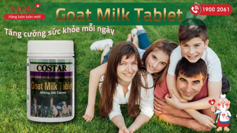 Goat Milk Tablet Bổ Sung Chất Dinh Dưỡng [MỚI NHẤT 2024] Hộp 300v