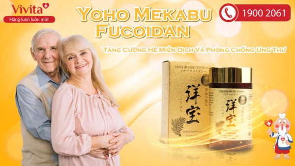 Yoho Mekabu Fucoidan Ngừa Ung Thư [MỚI NHẤT 2024] Hộp 120 viên
