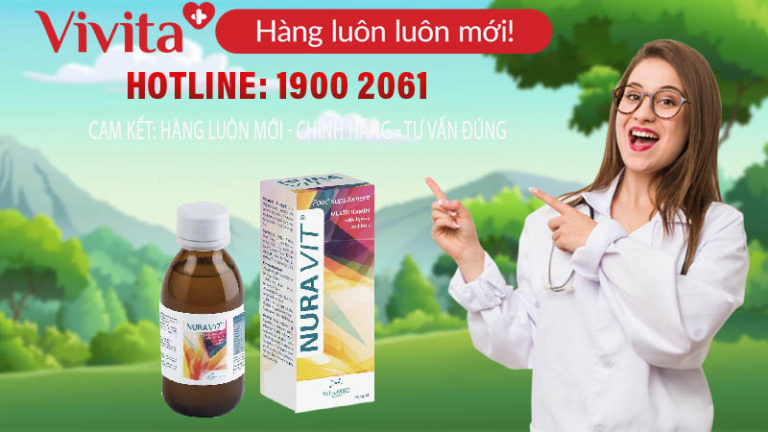 Nuravit đẩy lùi chứng biến ăn ở trẻ em [MỚI NHẤT 2024] Lọ 150ml