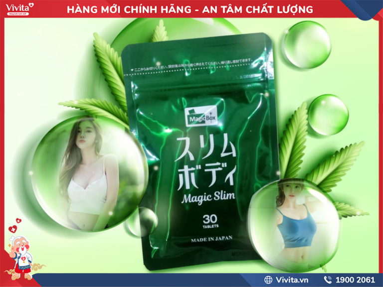 Magic Slim Nhật Bản hộp 30 viên hỗ trợ giảm cân duy trì vóc dáng