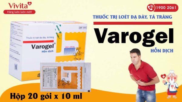 Thuốc trị loét dạ dày, tá tràng Varogel 10ml Hộp 20 gói - Nhà thuốc VIVITA