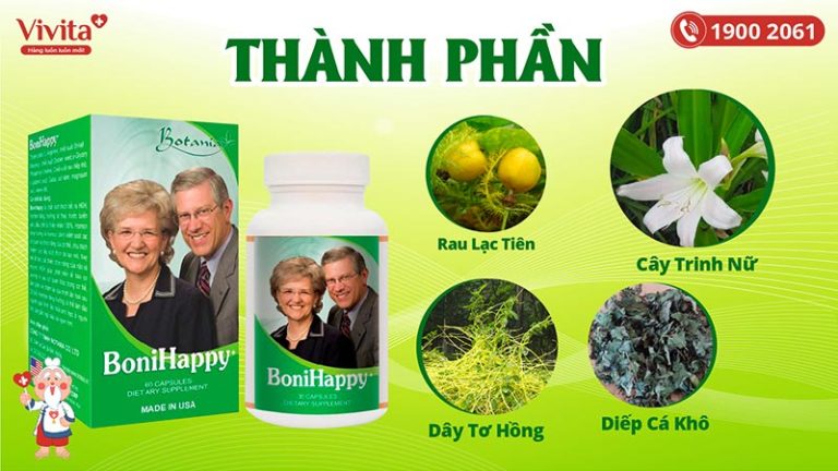 [VẠCH TRẦN SỰ THẬT] Viên uống Boni Happy tốt không?