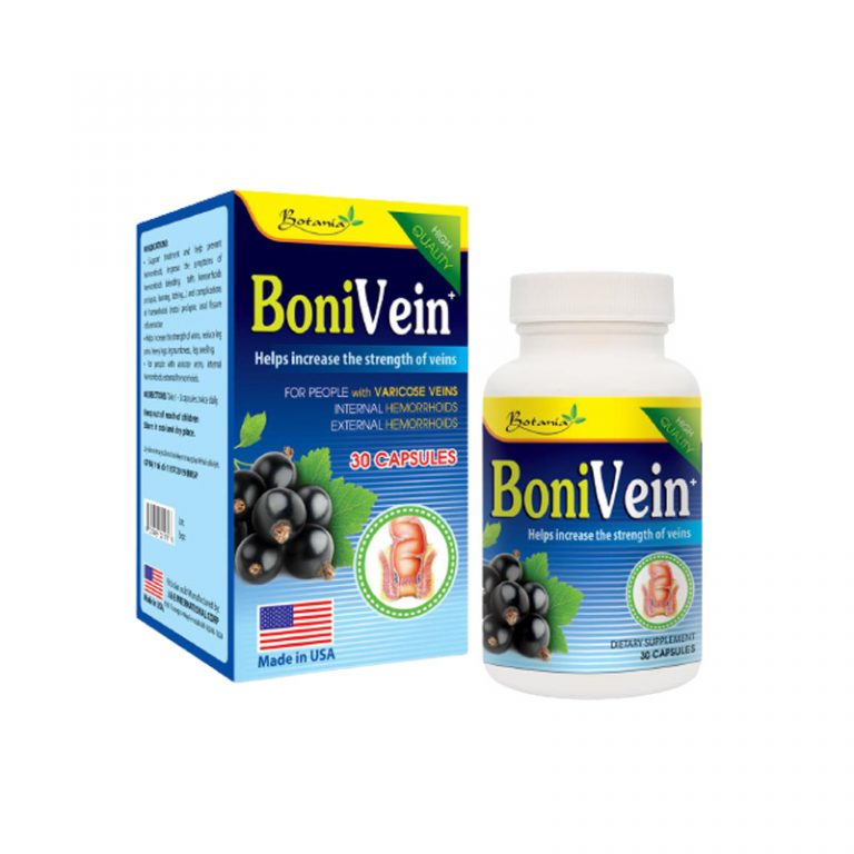 BoniVein Hỗ Trợ Điều Trị Suy Tĩnh Mạch [MỚI NHẤT 2024] | Hộp 30 Viên