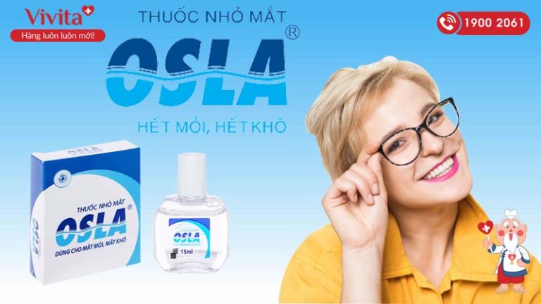 Thuốc nhỏ mắt Osla Chai 15ml - Nhà thuốc VIVITA