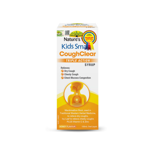 Nature's Way Kids Smart Cough Clear Triple Action Syrup Giảm Ho Cho Bé ...