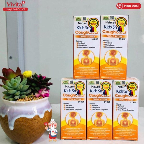 Nature's Way Kids Smart Cough Clear Triple Action Syrup Giảm Ho Cho Bé ...
