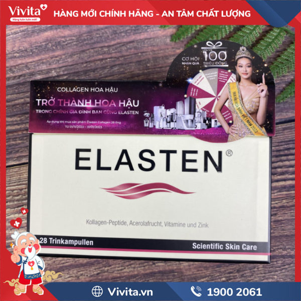 Elasten Collagen Đức dạng nước hỗ trợ da sáng mịn trẻ hoá mới