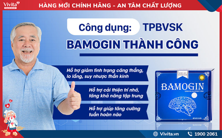 Bamogin hộp 60v hỗ trợ tăng cường tuần hoàn máu não 2024