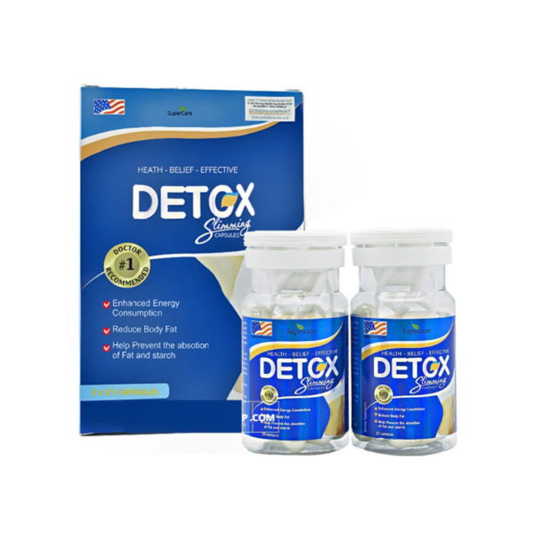 Detox Slimming Capsules Detox Giảm Cân An Toàn Từ Mỹ Mới
