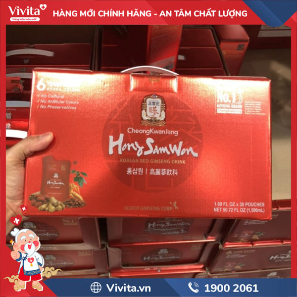 Hồng sâm Hong Sam Won CheongKwanJang Hàn Quốc