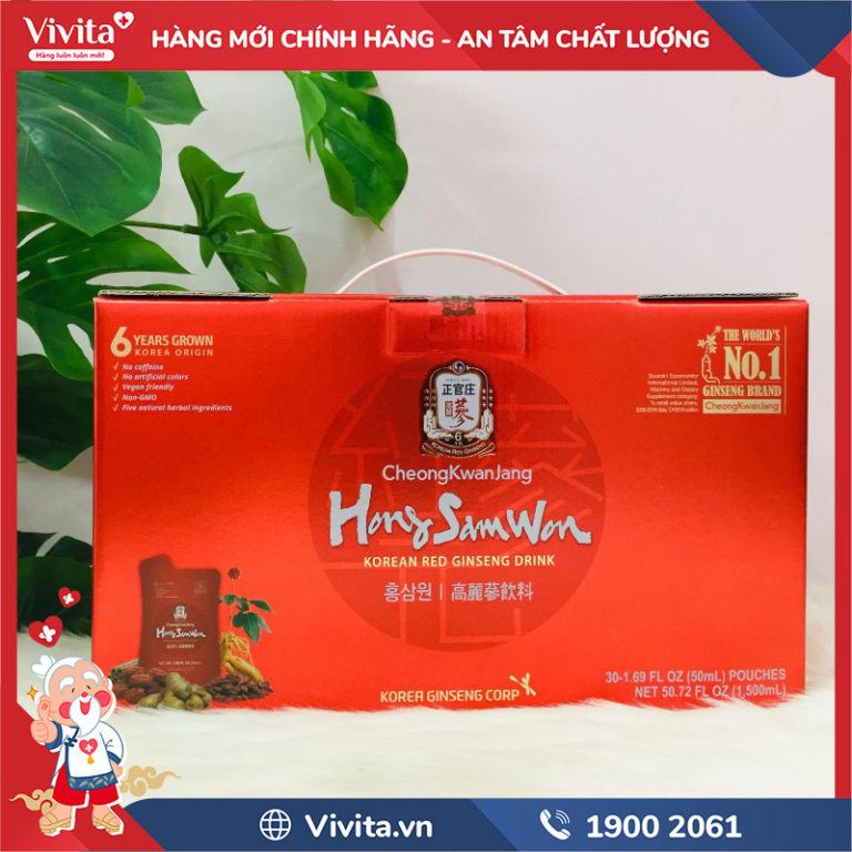 Hồng sâm Hong Sam Won CheongKwanJang Hàn Quốc