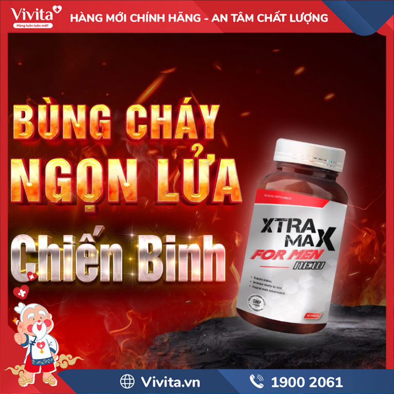 Xtramax For Men hộp 30 viên hỗ trợ tăng cường sinh lý nam 2024