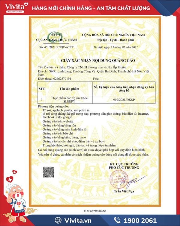 Fujina Sleepy Viên Uống Hỗ Trợ Giấc Ngủ Nhật Bản Hộp 80 Viên