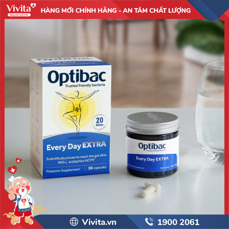 Optibac Probiotics Every Day EXTRA men vi sinh hộp 30 viên