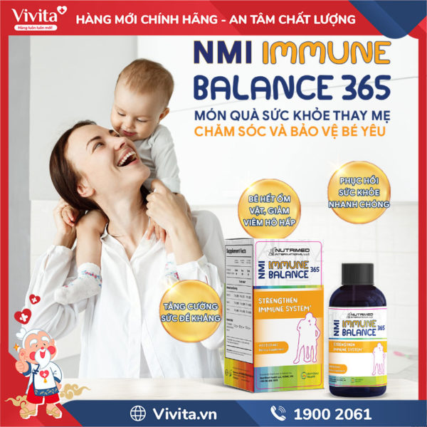 NMI Immune Balance 365 lọ 120ml hỗ trợ tăng cường đề kháng