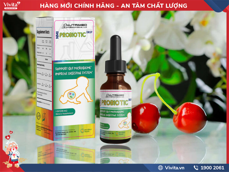NMI Probiotic Drop lọ 30ml hỗ trợ bổ sung lợi khuẩn đường ruột