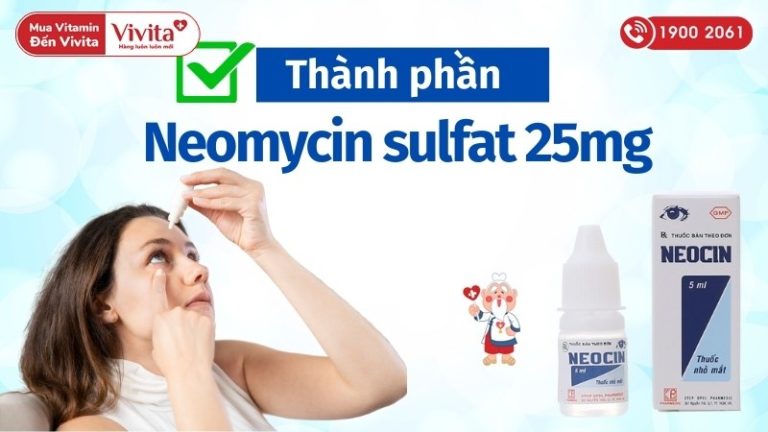 Thuốc nhỏ mắt Neocin Chai 5ml - Nhà Thuốc VIVITA