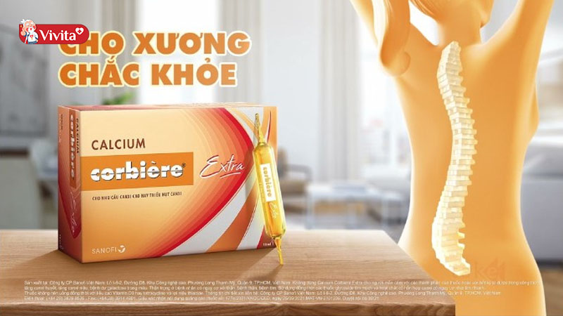 Canxi Corbiere 10ml giá bao nhiêu? Mua ở đâu chính hãng?