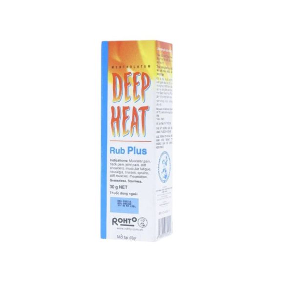 Kem bôi giảm đau cơ, vai, khớp Deep Heat Rub Plus Rohto - Vivita