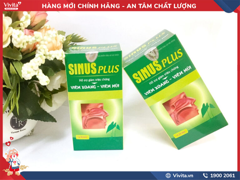 Sinus Plus hộp 50 viên hỗ trợ trị viêm xoang, thông mũi