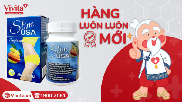 Slim USA hộp 60 viên hỗ trợ giảm cân an toàn hiệu quả