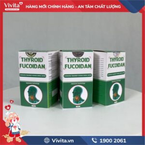 Thyroid Fucoidan hỗ trợ giảm nguy cơ phát triển u tuyến giáp (60v)