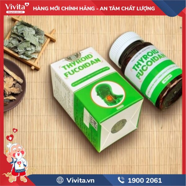 Thyroid Fucoidan hỗ trợ giảm nguy cơ phát triển u tuyến giáp (60v)
