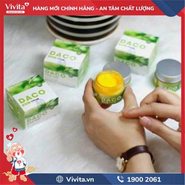 Daco Max hỗ trợ trị viêm da cơ địa nấm ngứa (hộp 60v & kem 20g)