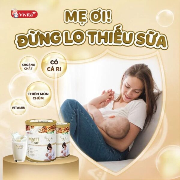 Cách dùng Matti Mum lợi sữa cho bà bầu sau sinh