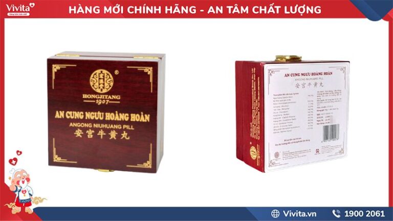 An Cung Ngưu Hoàng Hoàn Hỗ Trợ An Thần (Hộp 1 viên)