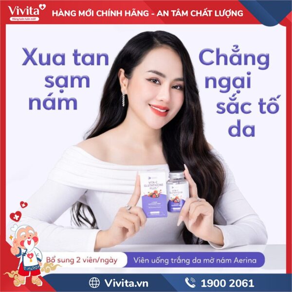 Vita-C Glutathione Plus+ Cải Thiện Làn Da (Hộp 1 lọ x 30 viên)