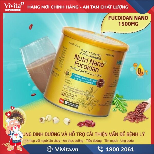 Nutri Nano Fucoidan Dinh Dưỡng Cho Bệnh Nhân Ung Thư(500g)