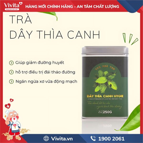 Dược Trà Hòa Tan Dây Thìa Canh Hygie And Panacee Hòa Tan