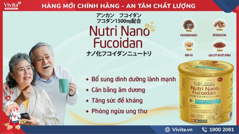 Nutri Nano Fucoidan Dinh Dưỡng Cho Bệnh Nhân Ung Thư(500g)