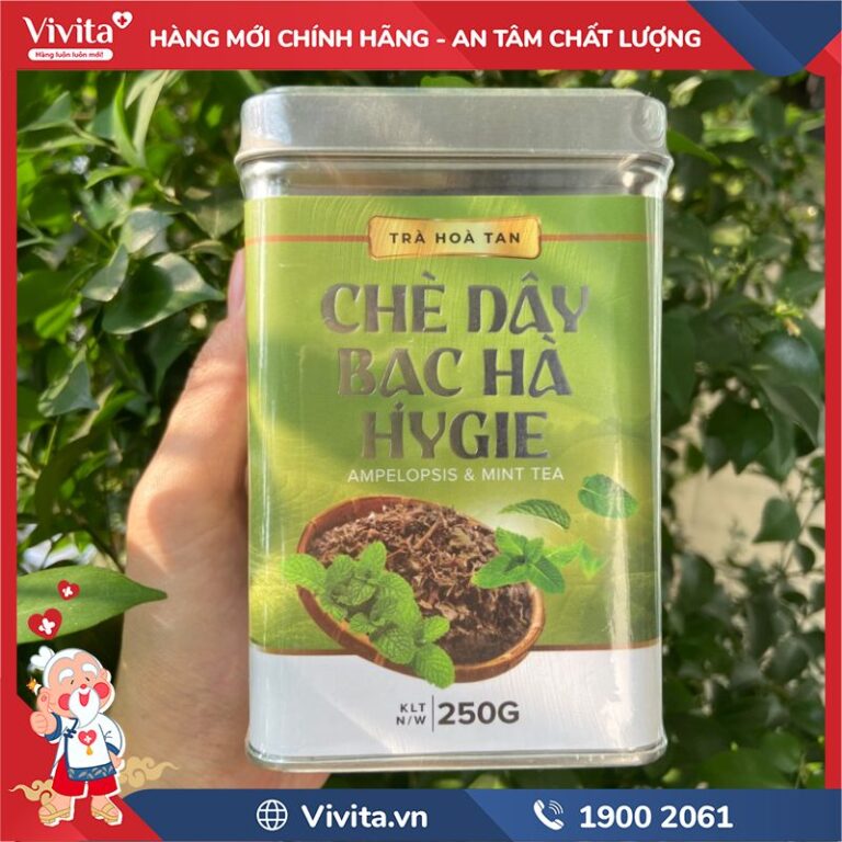 Dược Trà Hòa Chè Dây Bạc Hà Hygie and Panacee hỗ trợ tiêu hóa