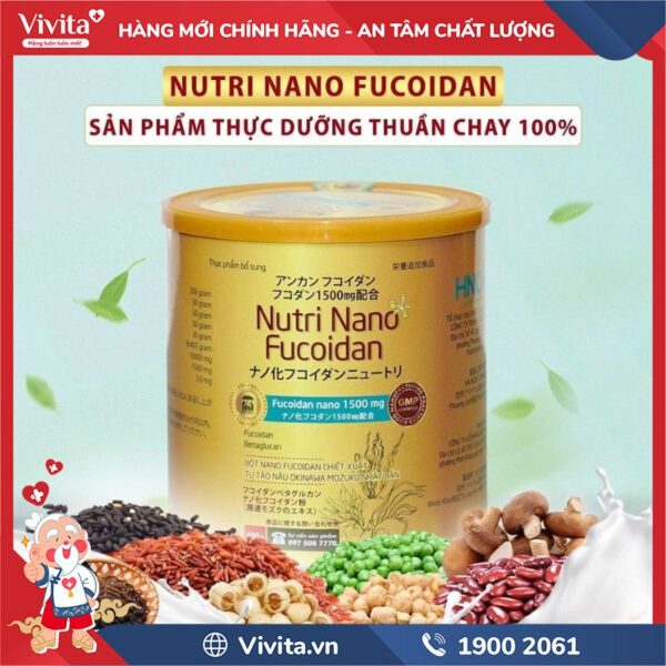 Nutri Nano Fucoidan Dinh Dưỡng Cho Bệnh Nhân Ung Thư(500g)