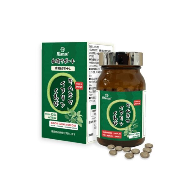 Mamori Gymnema Inulin Giúp Giảm Đường Huyết (Hộp 120 viên)