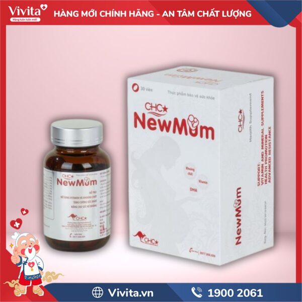 CHC New Mum Bổ Sung Các Dưỡng Chất Cần Thiết Cho Bà Bầu