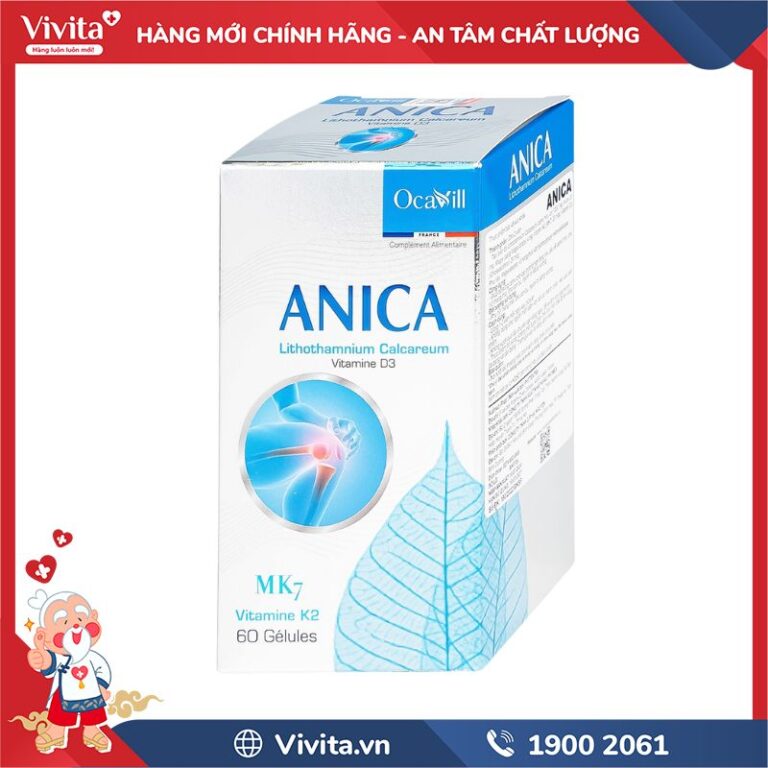 Anica Viên Uống Hỗ Trợ Bổ Sung Canxi Giúp Phòng Ngừa Loãng Xương (Hộp ...