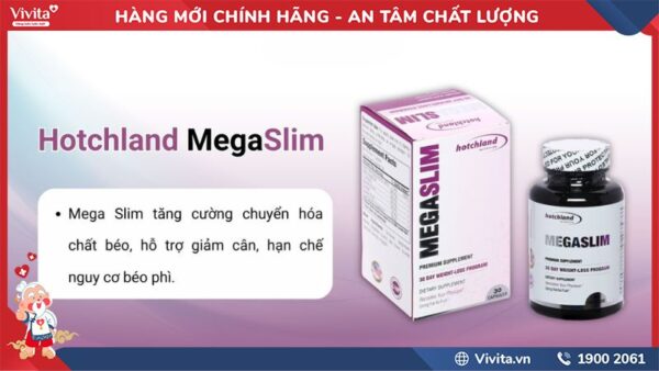 Mega Slim Mỹ Viên Uống Hỗ Trợ Giảm Cân (Hộp 30 viên)