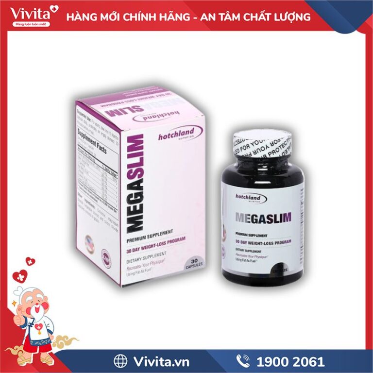 Mega Slim Mỹ Viên Uống Hỗ Trợ Giảm Cân (Hộp 30 viên)