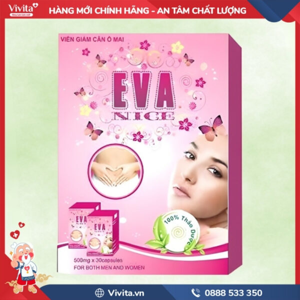 Eva Nice Hỗ Trợ Giảm Cân, Kiểm Soát Mỡ Máu (Hộp 30 viên)