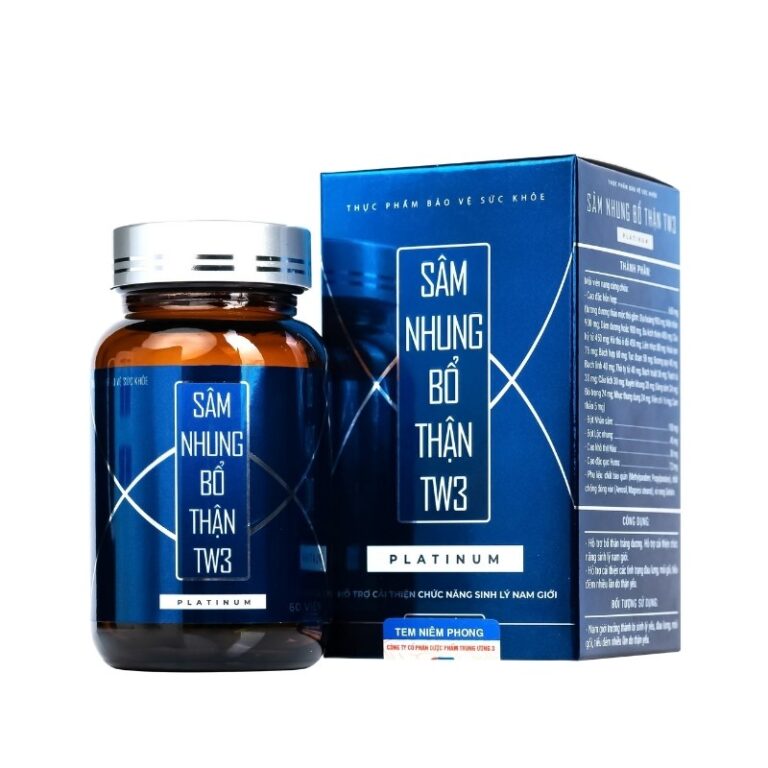Sâm Nhung Bổ Thận TW3 Platinum Hỗ Trợ Bổ Thận (Hộp 60 viên)
